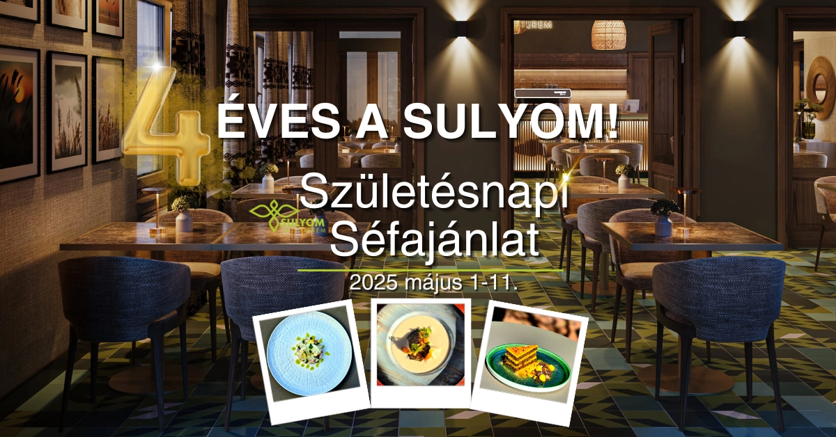 4 éves lett a Sulyom Tájétterem, a Tisza-tó és az Élményfalu Sarud ...